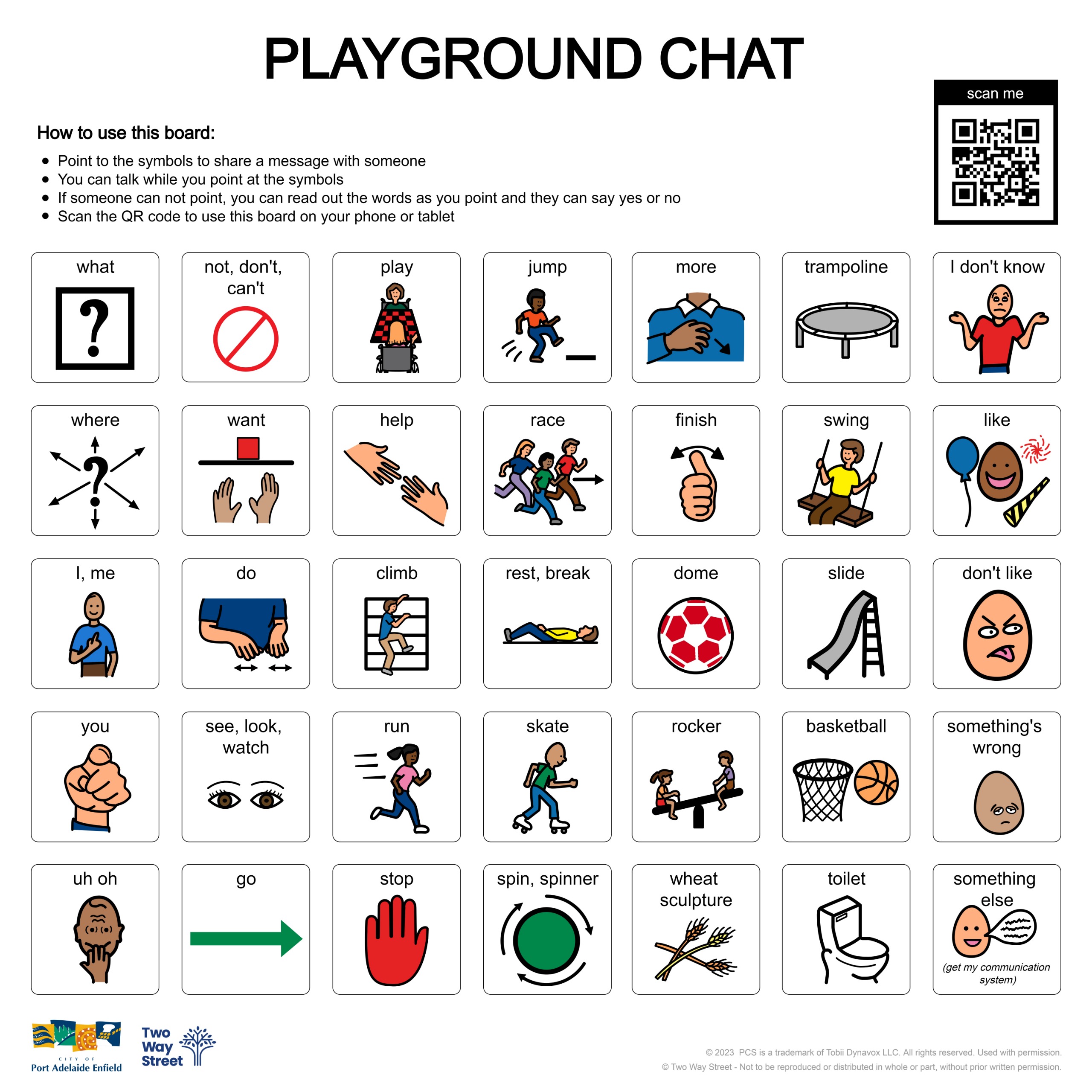 Playground Communication Boards | Shaping Inclusion | Participate PAE